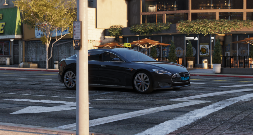 Taxi – Tesla Model S - FiveM Services