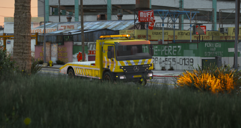 Wegenwacht – Mercedes Actros Flatbed - FiveM Services