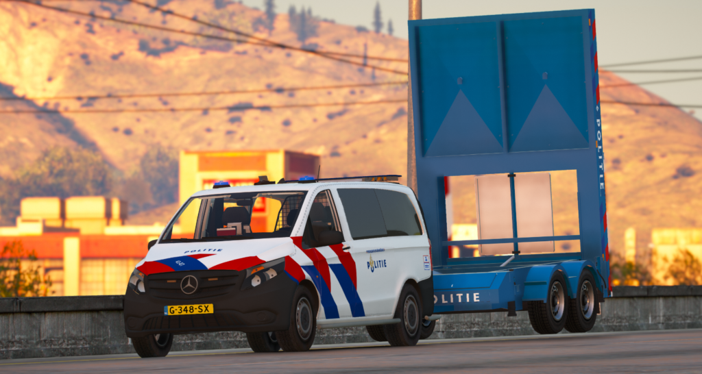 Politie – Matrixbord Trailer - FiveM Services