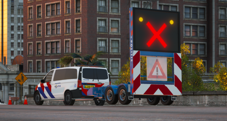 Politie – Matrixbord Trailer - FiveM Services