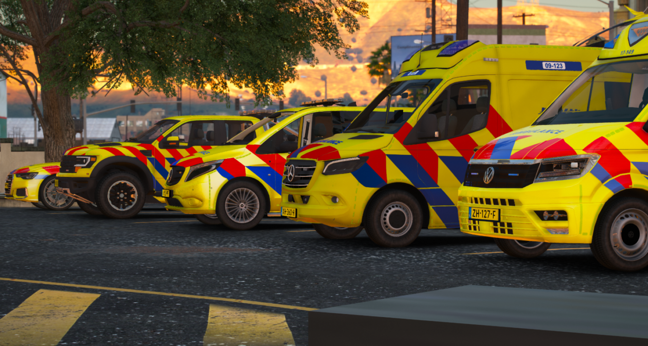 Voertuigen | Voertuigenpakket Ambulance - FiveM Services