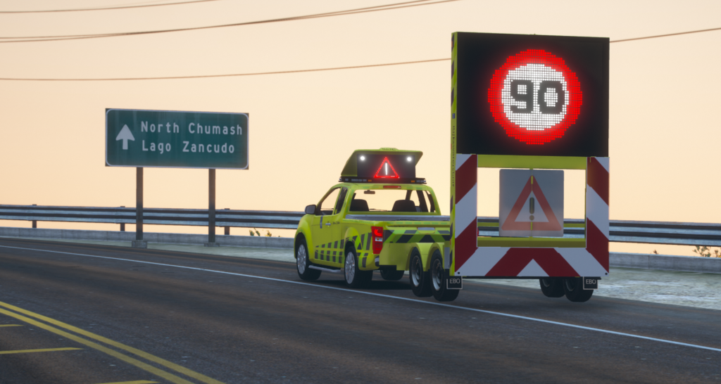Rijkswaterstaat – Matrixbord Trailer - FiveM Services