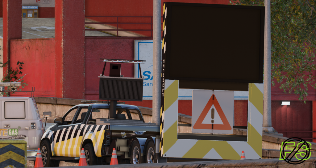 Pechhulp – Matrixbord Trailer - FiveM Services